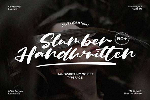 Slumber Handwriting Font, Fonts | GraphicRiver